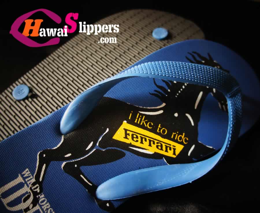 Ferrari Printed Rubber Eva Flip-flops For Distributor » HawaiSlippers.Com